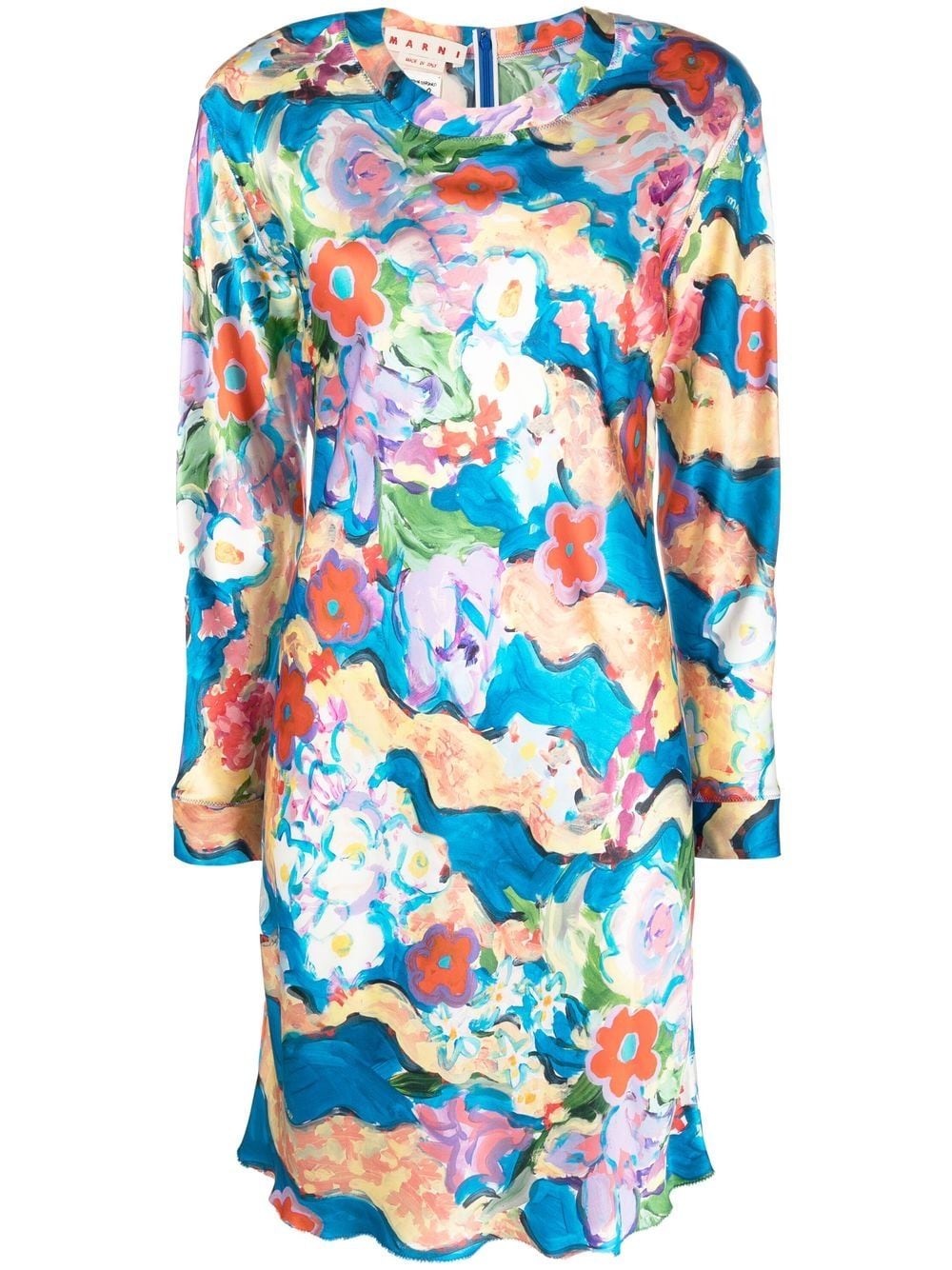 MARNI Marni Abstract-Print Mini Dress
