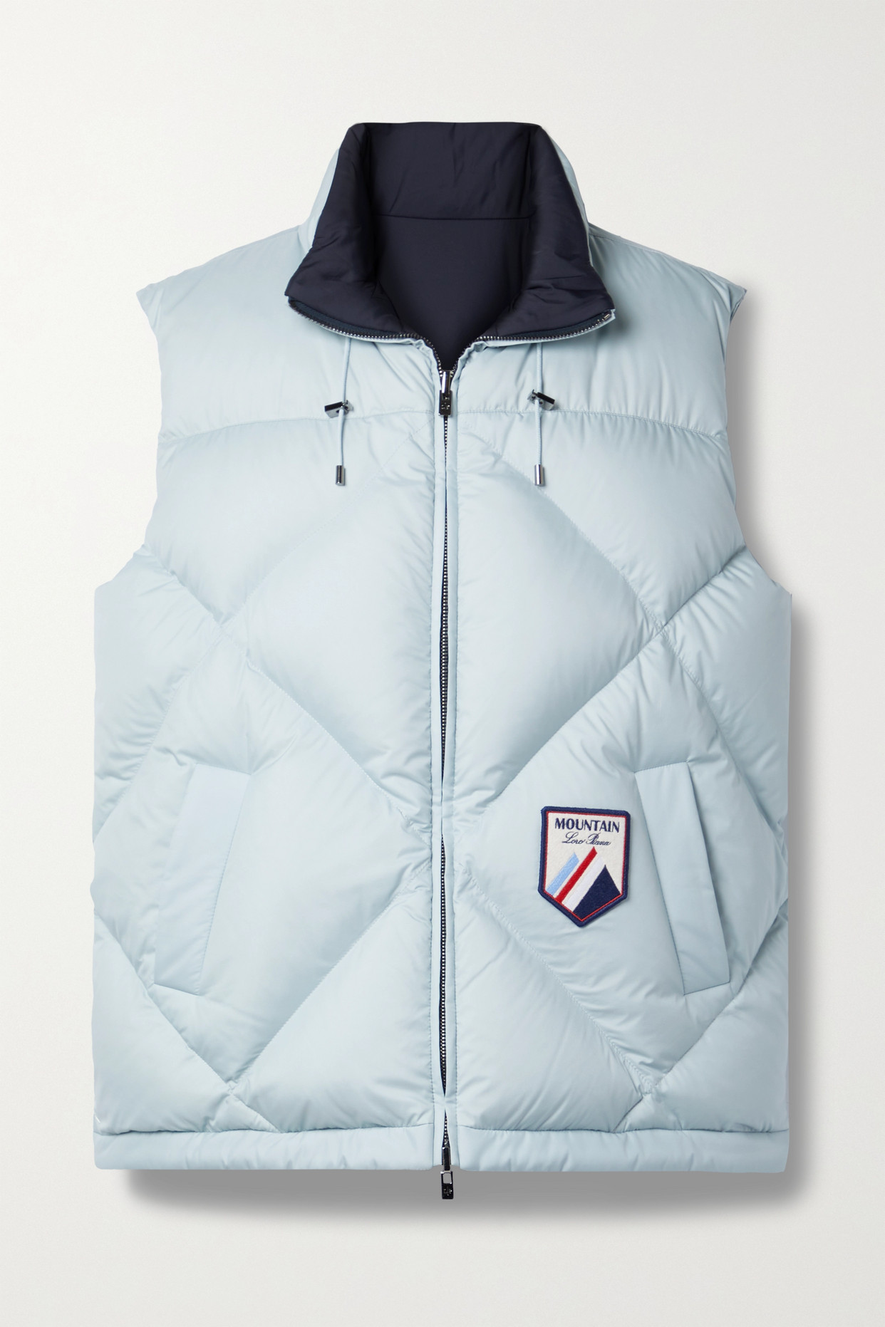 LORO PIANA Loro Piana Silas Reversible Hooded Quilted Shell Down Gilet