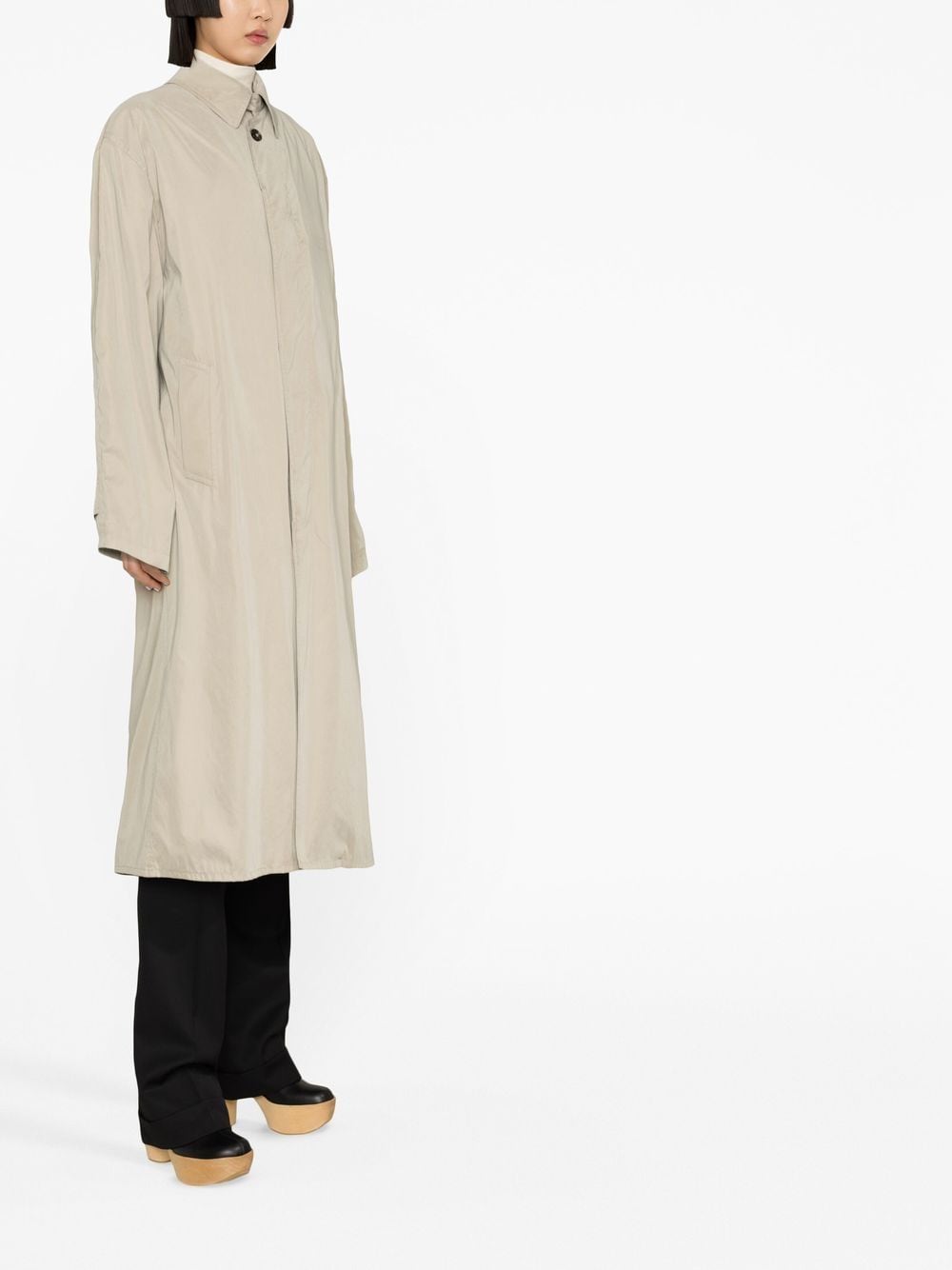 MAISON MARGIELA Maison Margiela Peached Finish Trench Coat