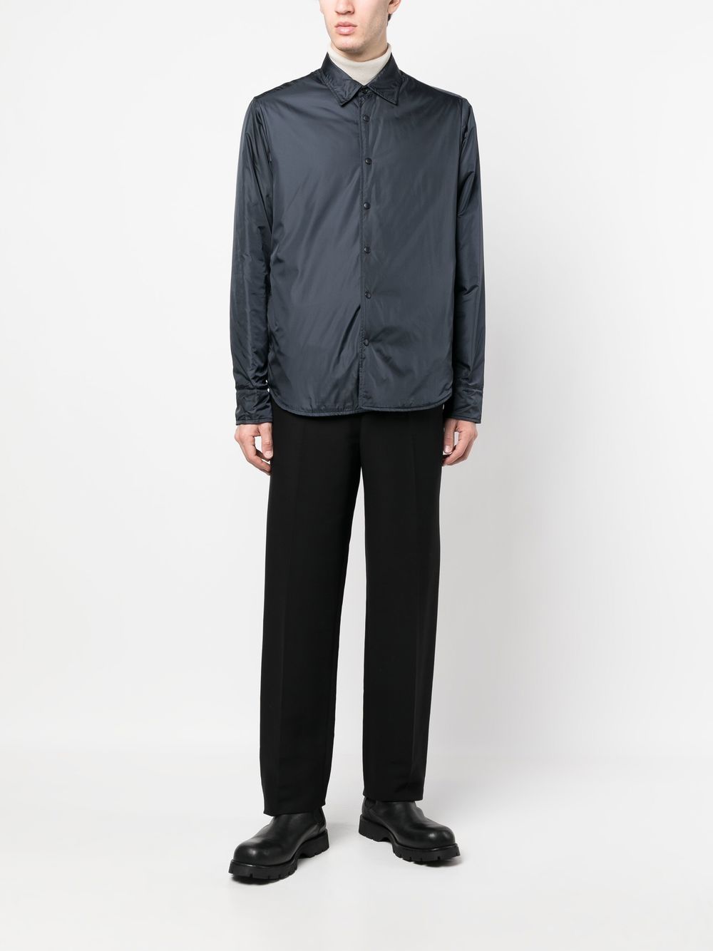 ASPESI long-slevees padded overshirt