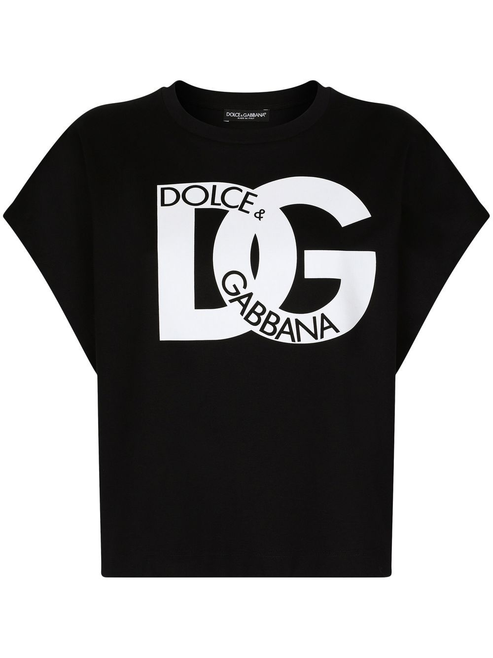 Dolce & Gabbana Logo-Print T-Shirt In Black - 64% Off | Editorialist
