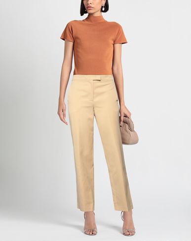 TWINSET Tapered Cotton-Linen Pants