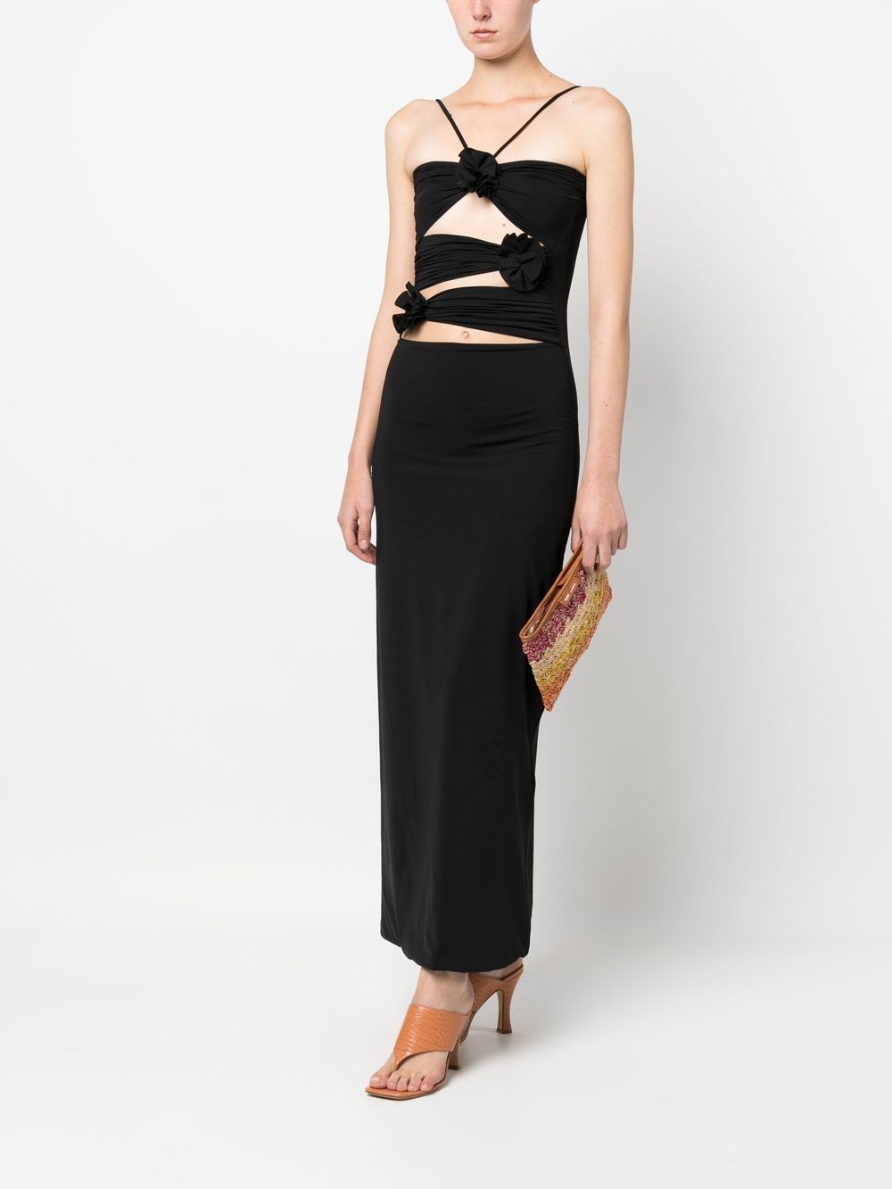 MAYGEL CORONEL Maygel Coronel Cut-Out Midi Dress
