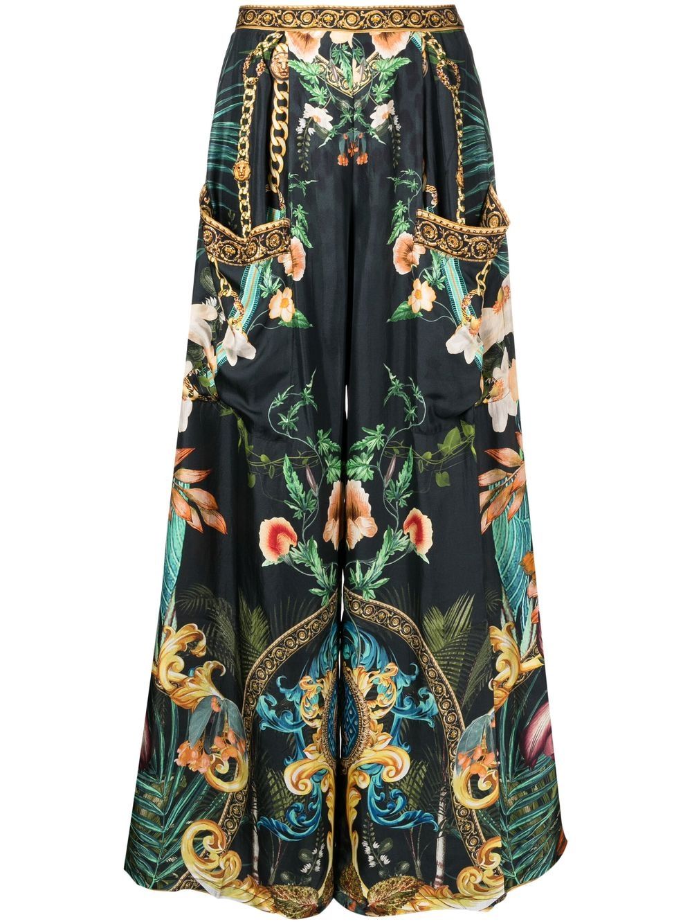 CAMILLA Camilla graphic-print trousers