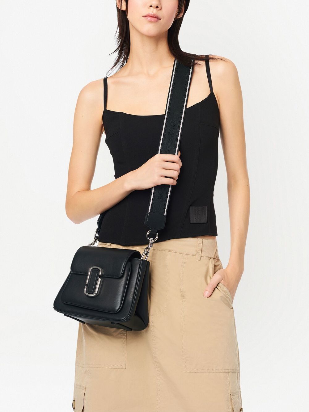 Marc Jacobs Mini Chain Satchel Bag In Black - 20% Off | Editorialist