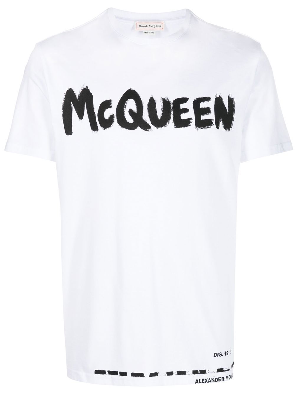 Buy Alexander McQueen Logo-print Short-sleeved T-shirt - White At