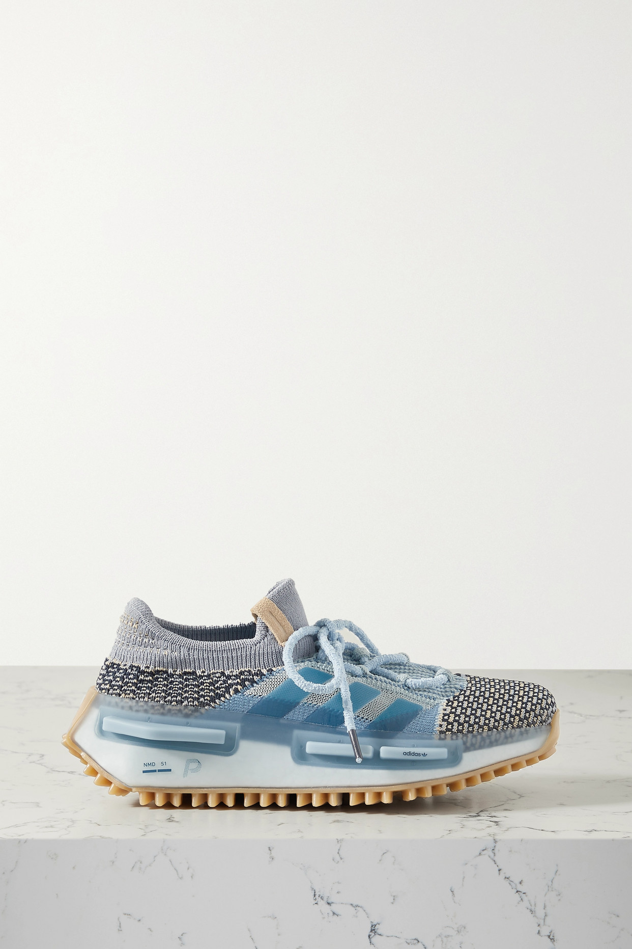 adidas gazelle silver green womens Adidas Originals Women NMD S1 Boost Blue HQ4468 main image 1