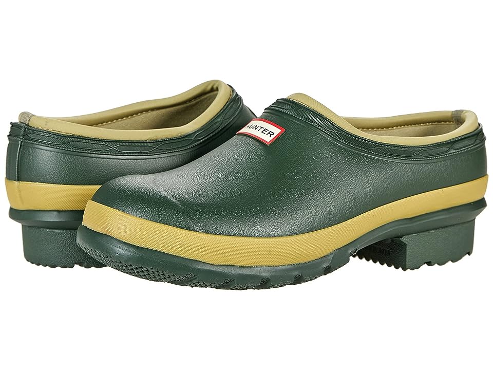 Hunter Gardener Neo Lined Clog In Green 5% Off Editorialist