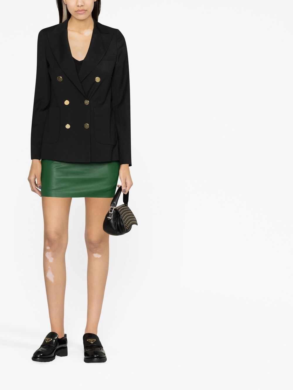 BLANCA VITA Blanca Vita Double-Breasted Blazer