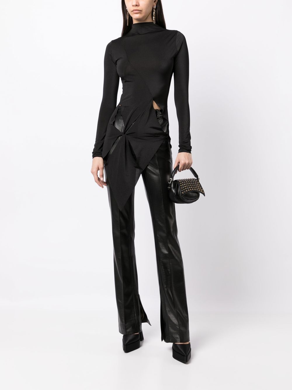 16ARLINGTON Satin Asymmetric Top