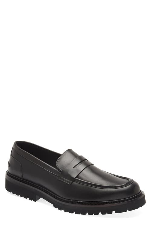 Vinny'S Richee Penny Loafer - Black | Editorialist