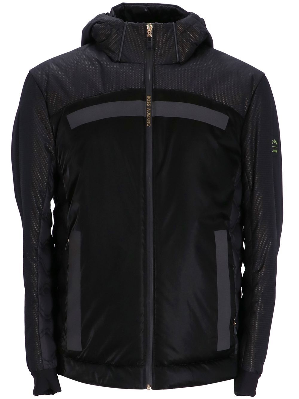 Boss X Ajbxng Zip-Up Hooded Jacket In Black - 30% Off | Editorialist