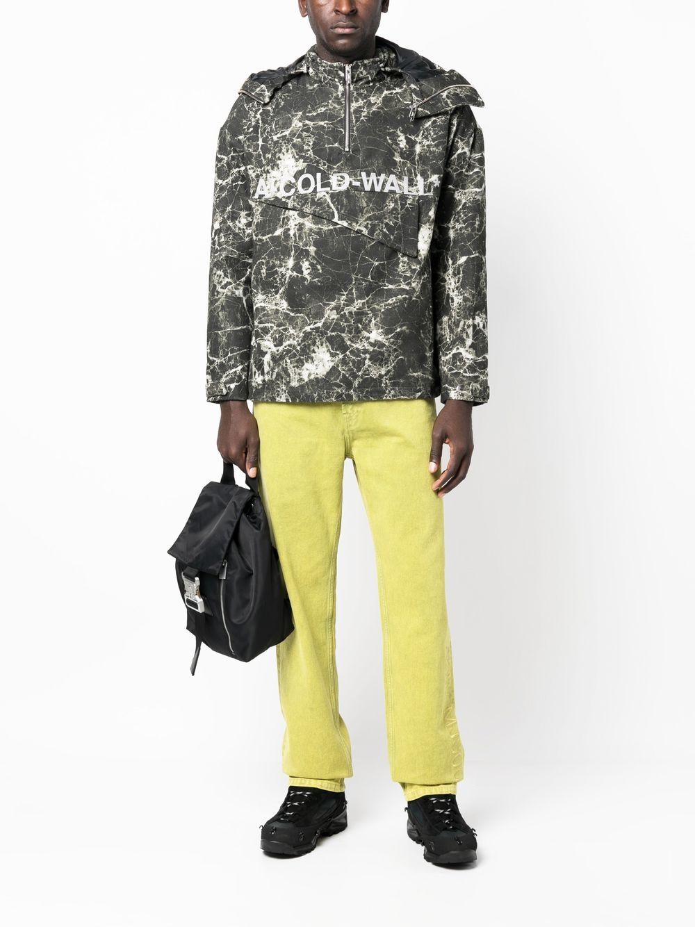A-COLD-WALL* Marble-Print Pullover Jacket