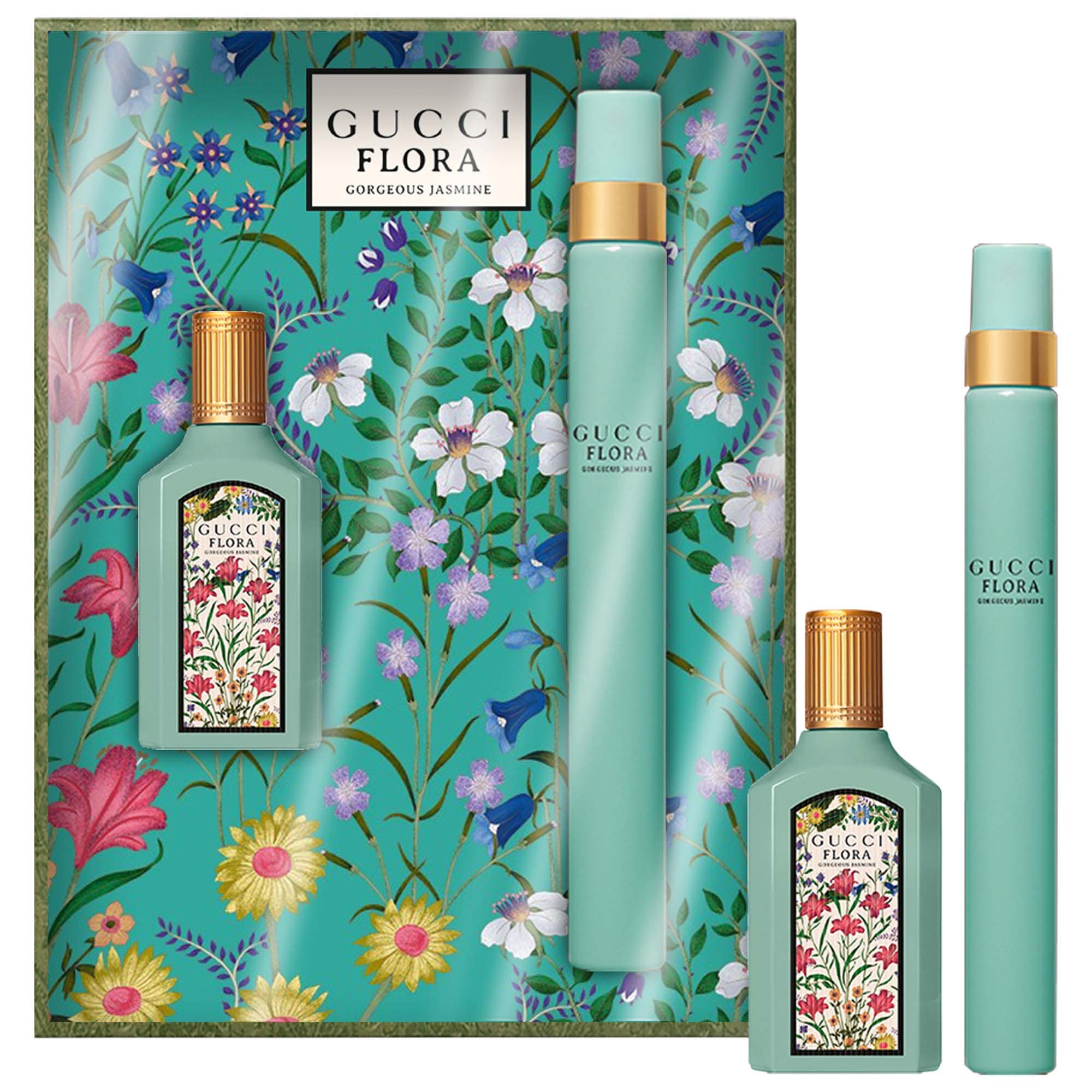Gucci Mini Flora Gorgeous Jasmine Perfume Set - One-Color