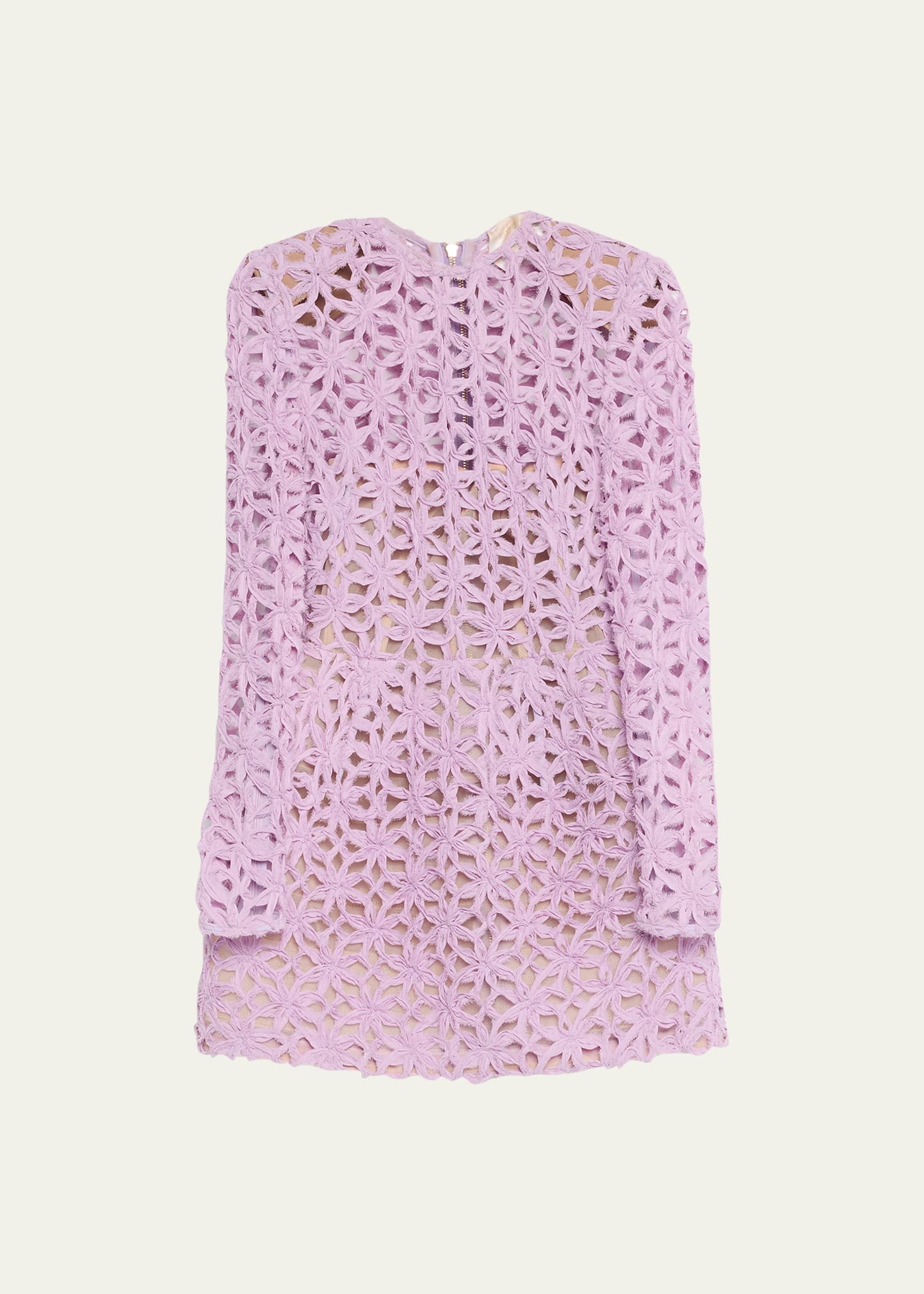 casey floral fit-&-flare mini dress Bronx And Bronco Casey Floral Mini Dress In Lilac - 70% Off
