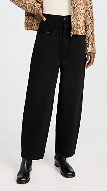 Khaite Preen Denim Pants - Wilcox | Editorialist