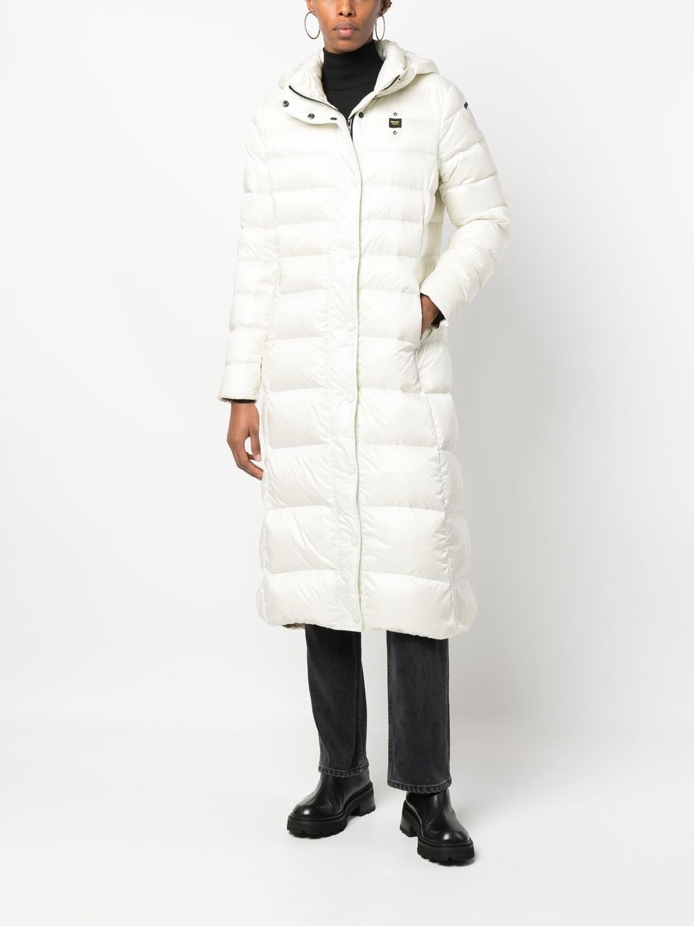BLAUER. Padded Coat with Hood