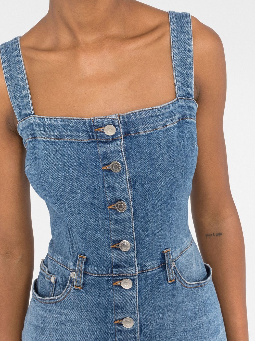 white christmas dresses Stella Dress in Denim Chambray Xs