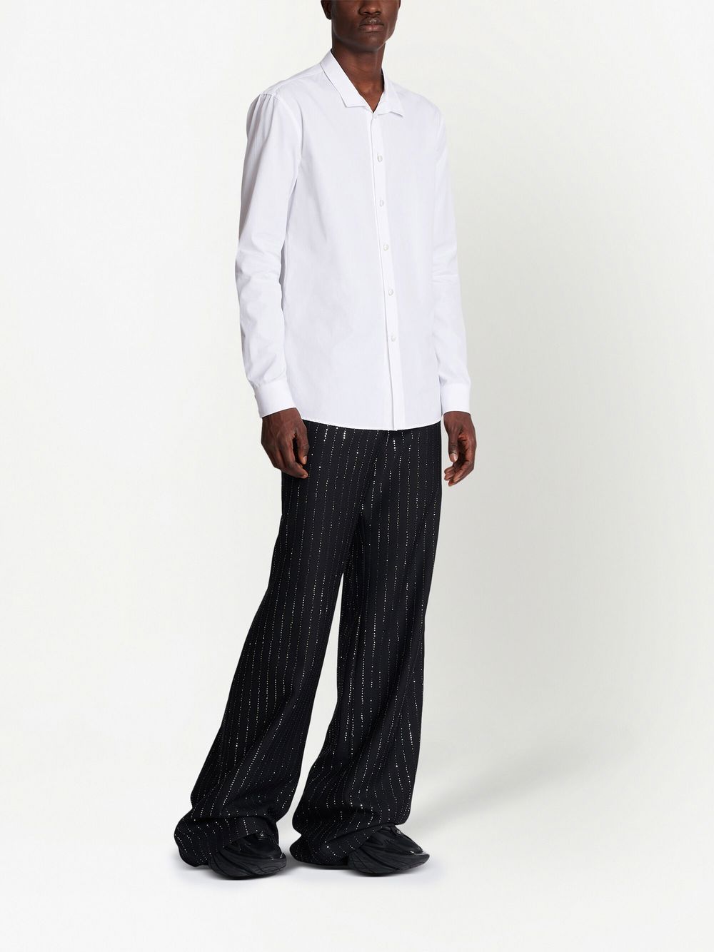 BALMAIN slim-cut poplin shirt