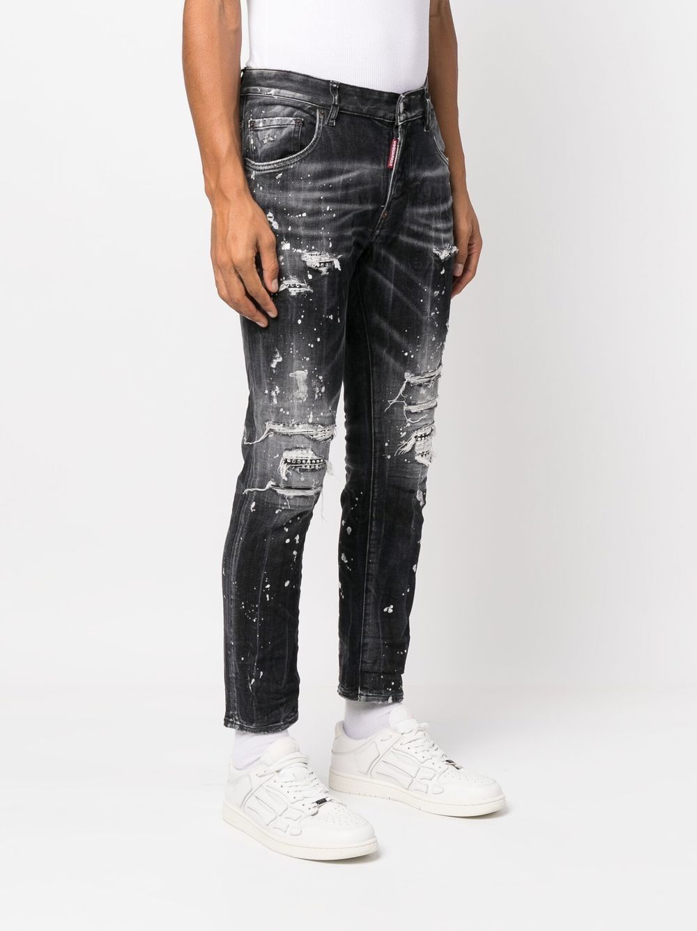 Dsquared2 Skater Washed Jeans In Black - 50% Off | Editorialist