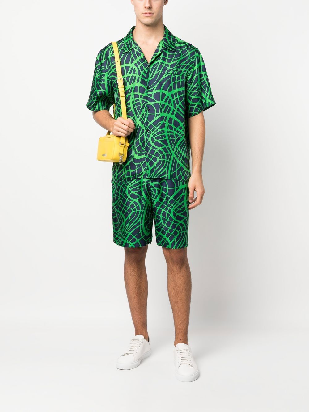 MOSCHINO Moschino Graphic-Print Tailored Shorts