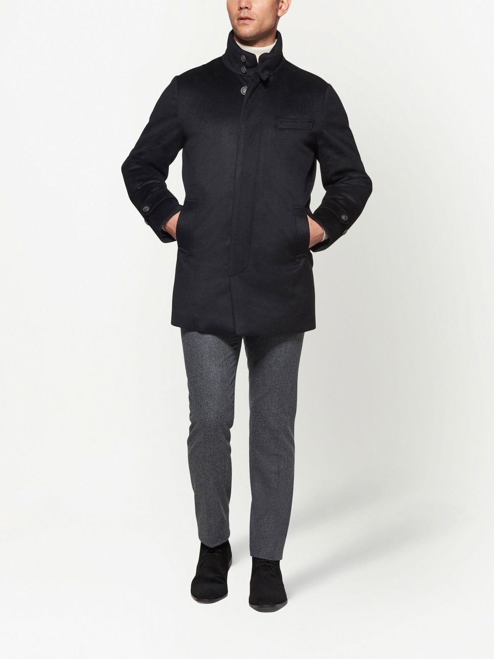 NORWEGIAN WOOL Norwegian Wool Down-Filled Car Coat