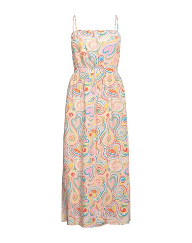 MOSCHINO Maxi Dress in Cupro and Cotton