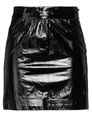 PINKO Mini Flared Sheepskin Skirt