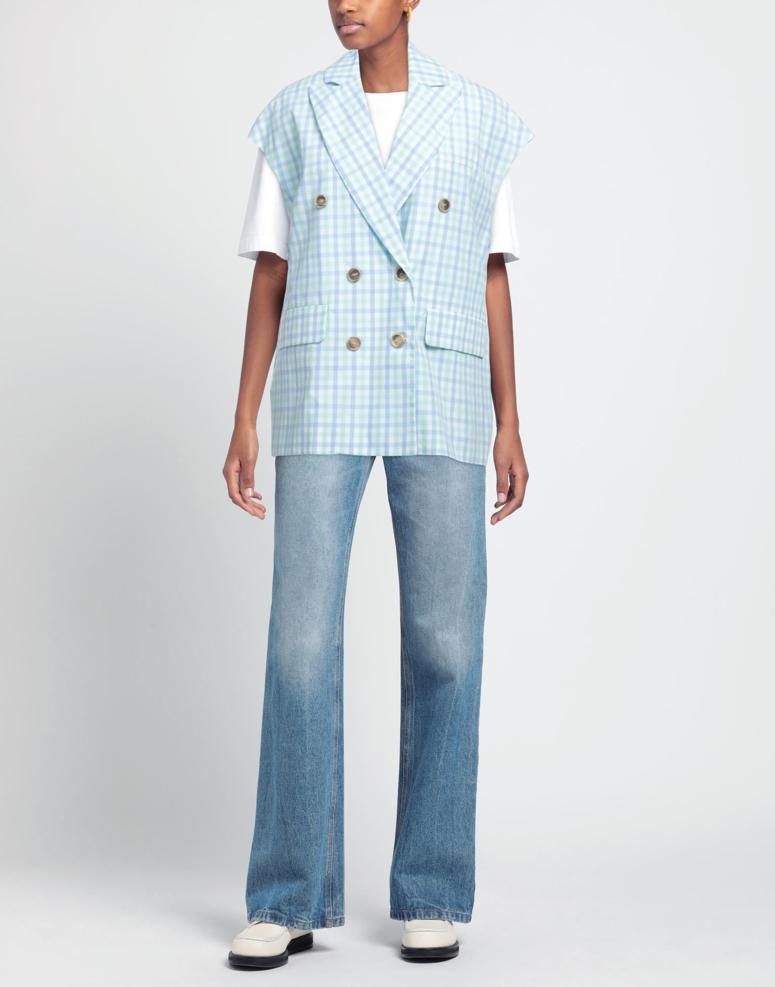 SEMICOUTURE SEMICOUTURE Checked Double-Breasted Blazer