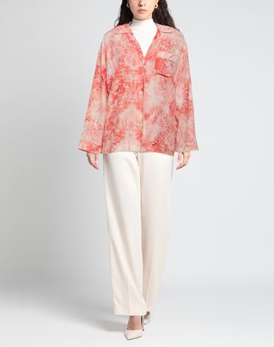ALEXANDER MCQUEEN Floral Print Silk Crepe Shirt