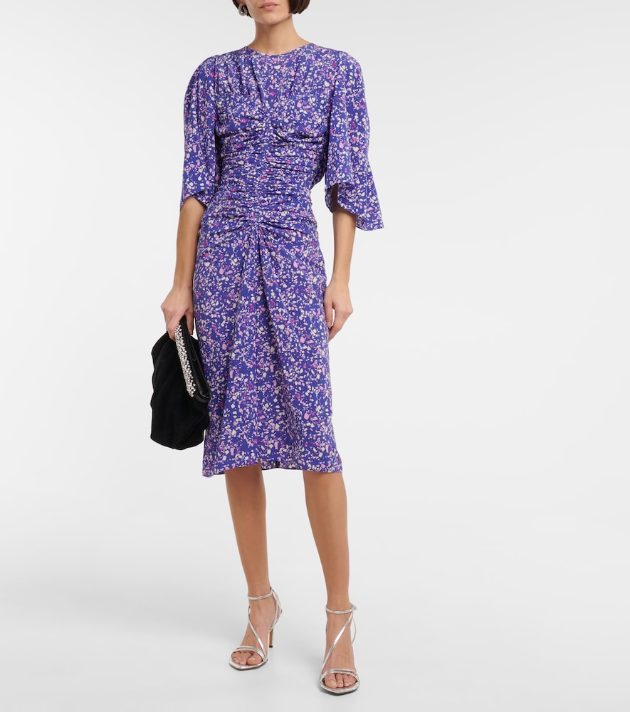 ISABEL MARANT ÉTOILE Isabel Marant Silk-Blend Midi Dress