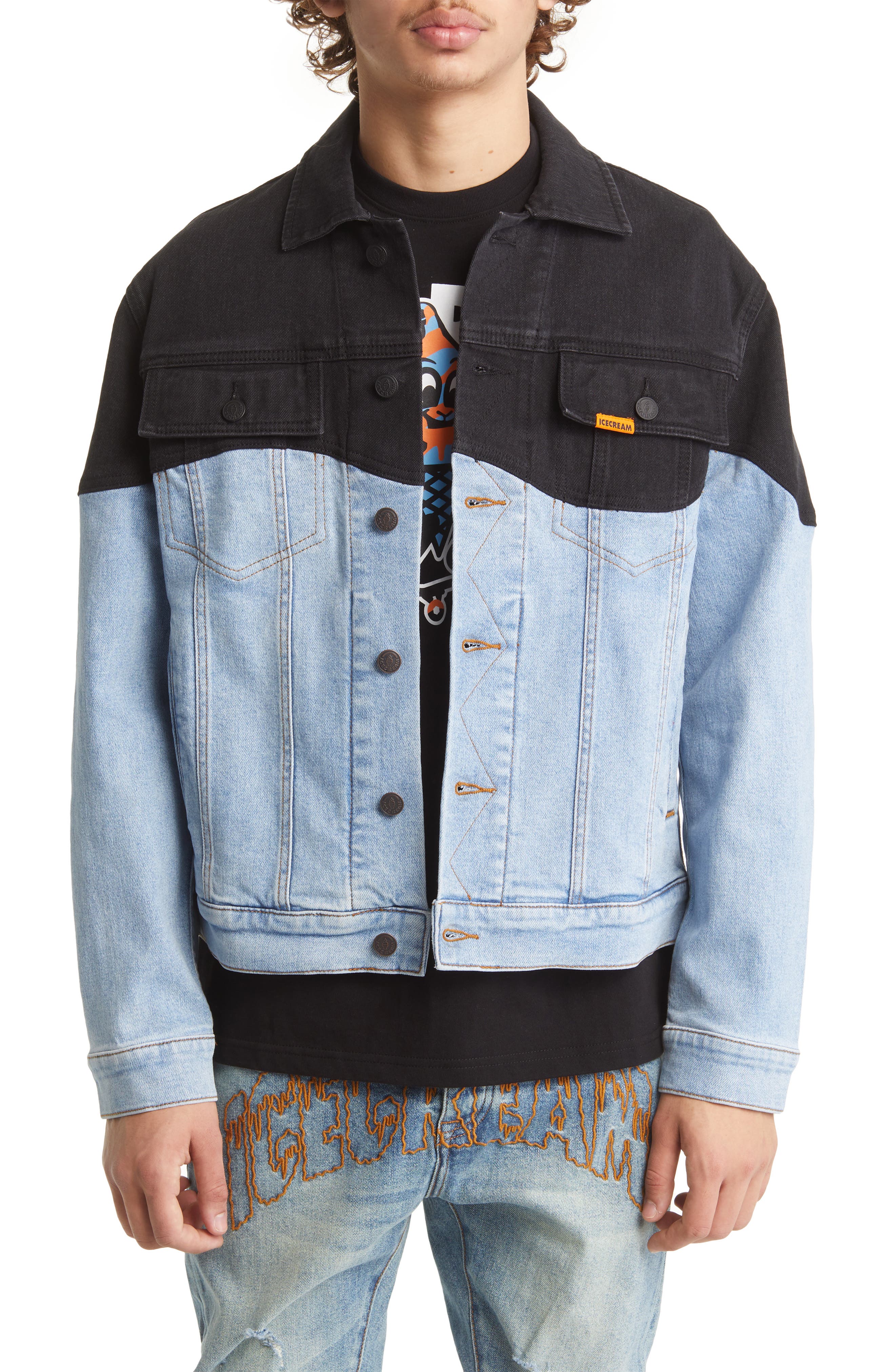 Harvey Nichols Dynamic Duo Denim Jacket In Blueberry - 36% Off ...