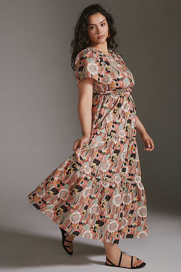 spring floral maxi dress In The Mix Floral Maxi Dress