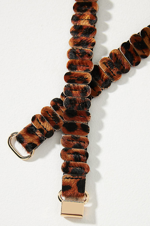 Anthropologie Small Tabbed Black Tabby Belt NWT The Blake Skinny Belt | Anthropologie main image 4