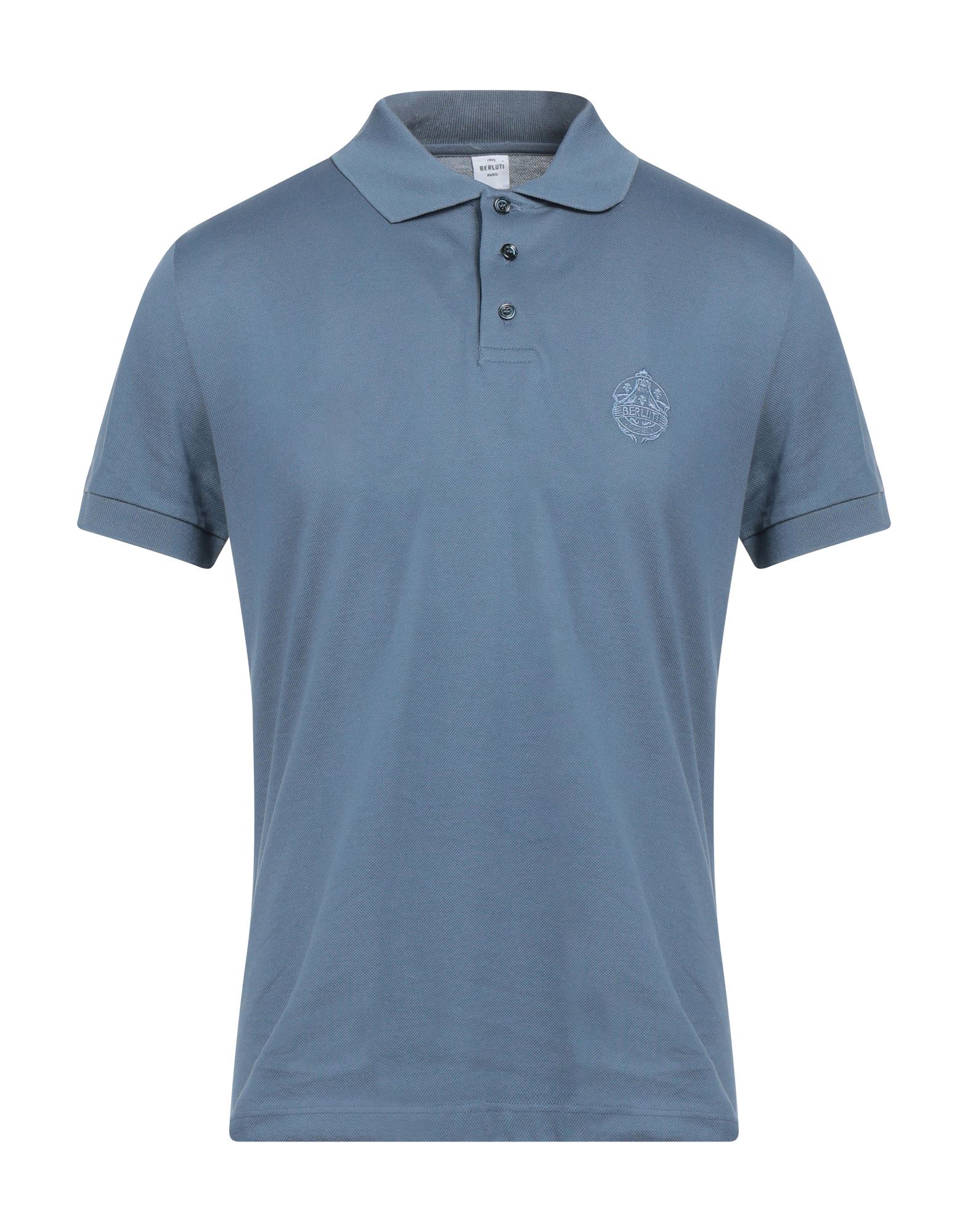 Berluti Polo Shirts In Slate Blue - 37% Off | Editorialist