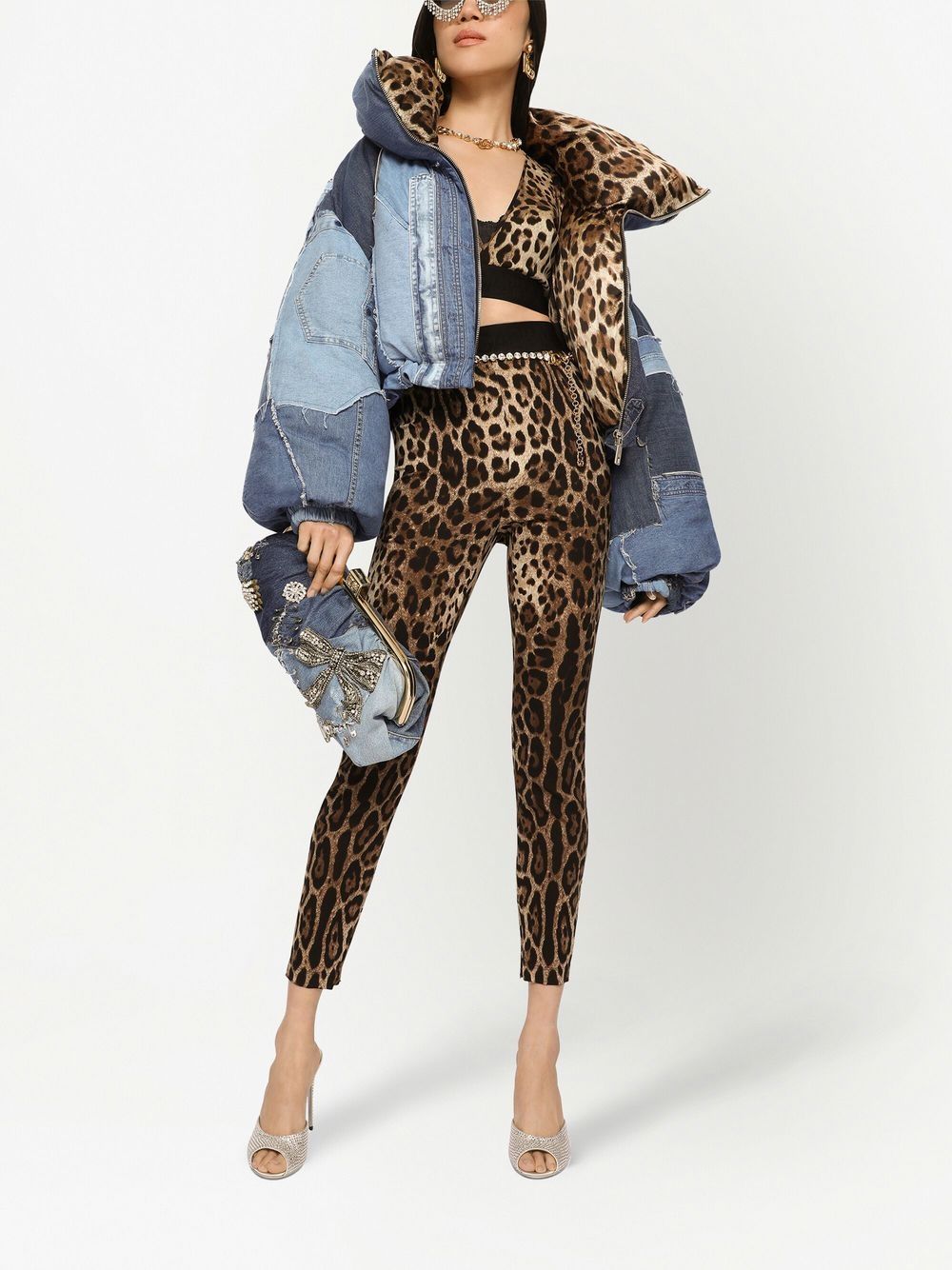 DOLCE & GABBANA leopard-print Vest Top