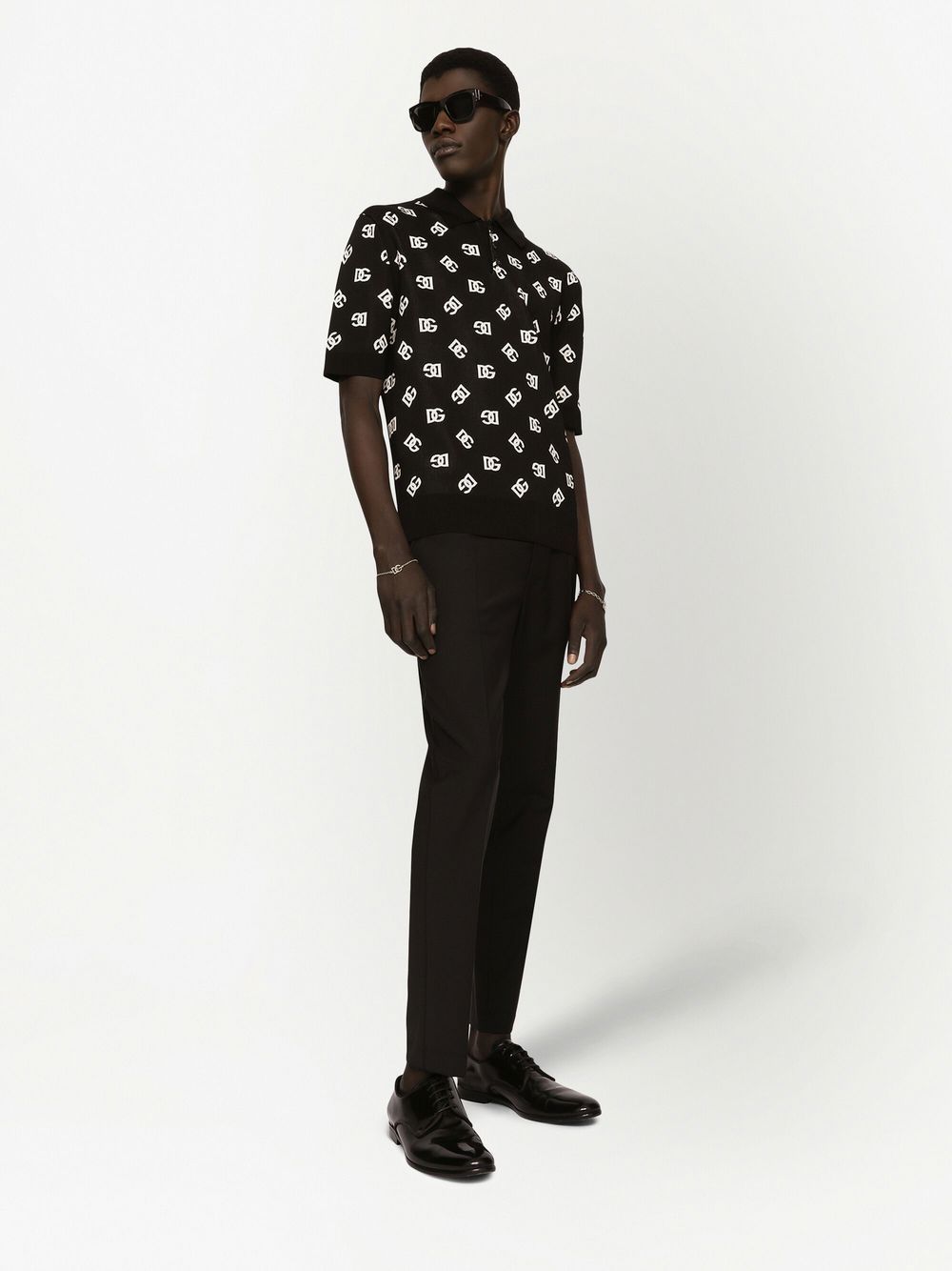 DOLCE & GABBANA Dolce & Gabbana Logo-Embroidered Trousers