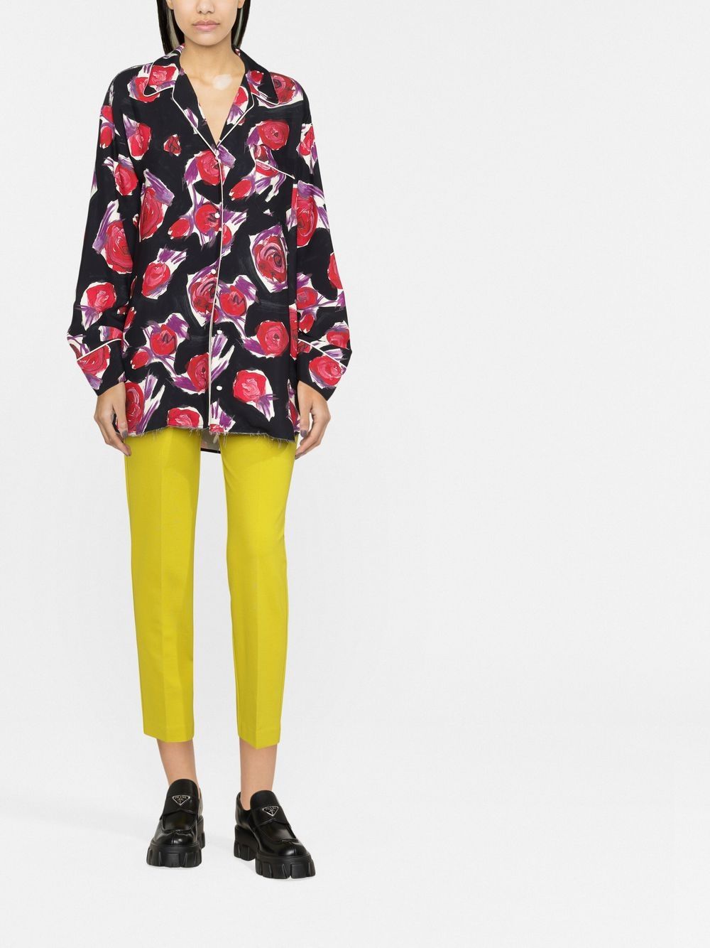 MARNI Marni Spinning Roses Print Shirt