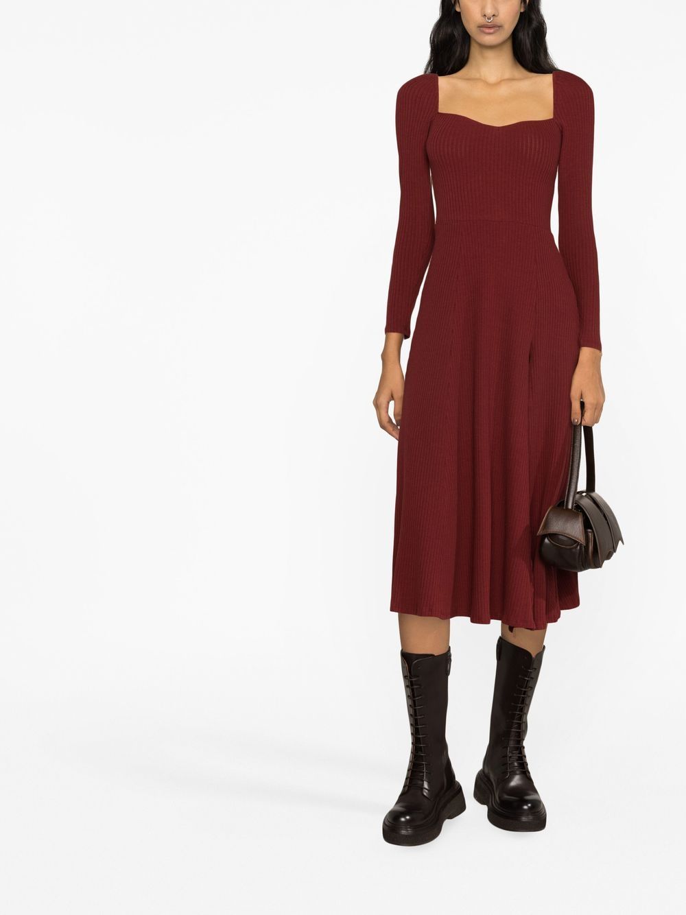 long chunky knit dress Aran Dress Cable Knit | Merino Wool main image 1