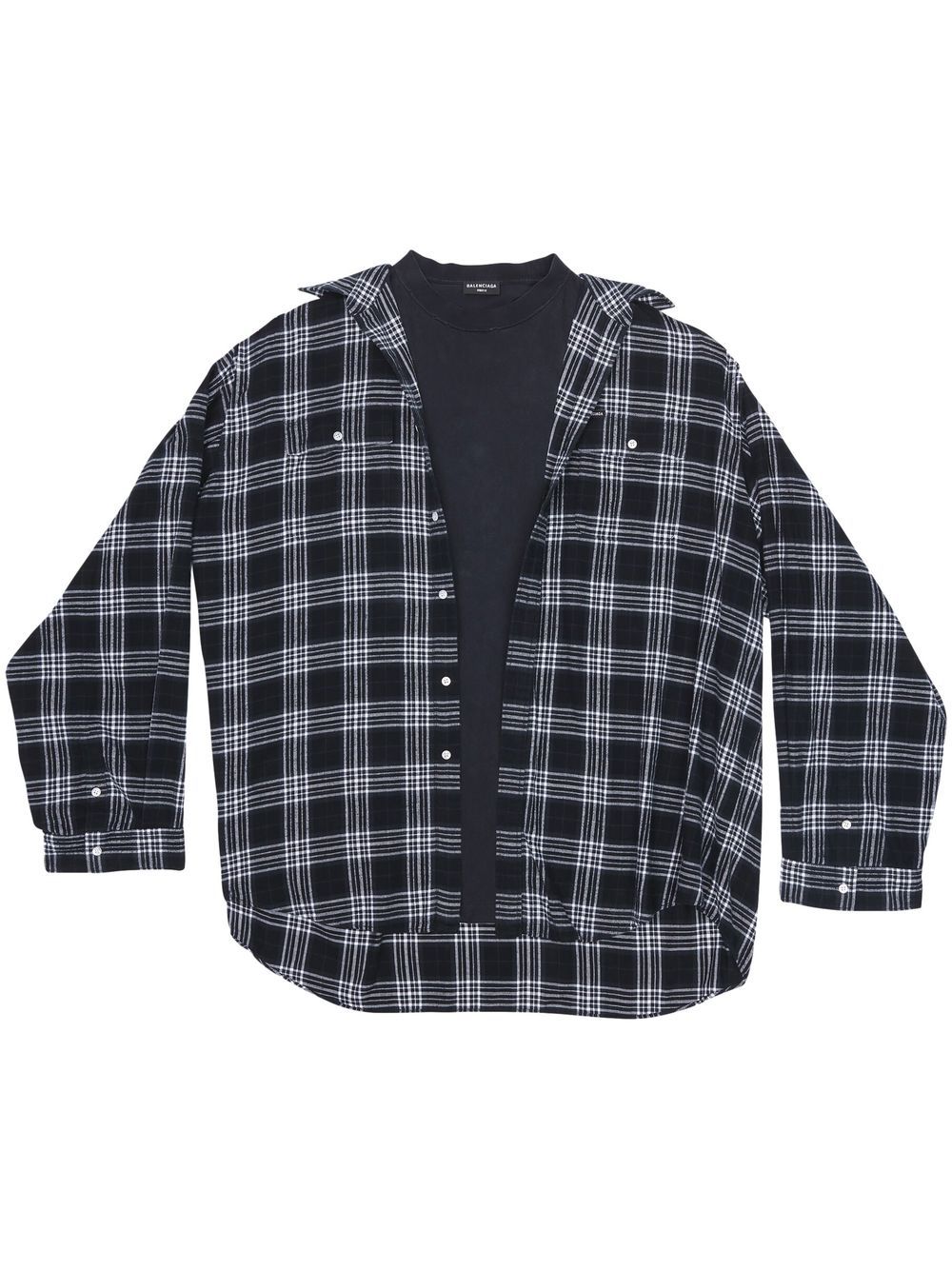 Balenciaga Trompe L'œIl Shirt - Black | Editorialist Balenciaga Trompe L'œIl Shirt - Black | Editorialist