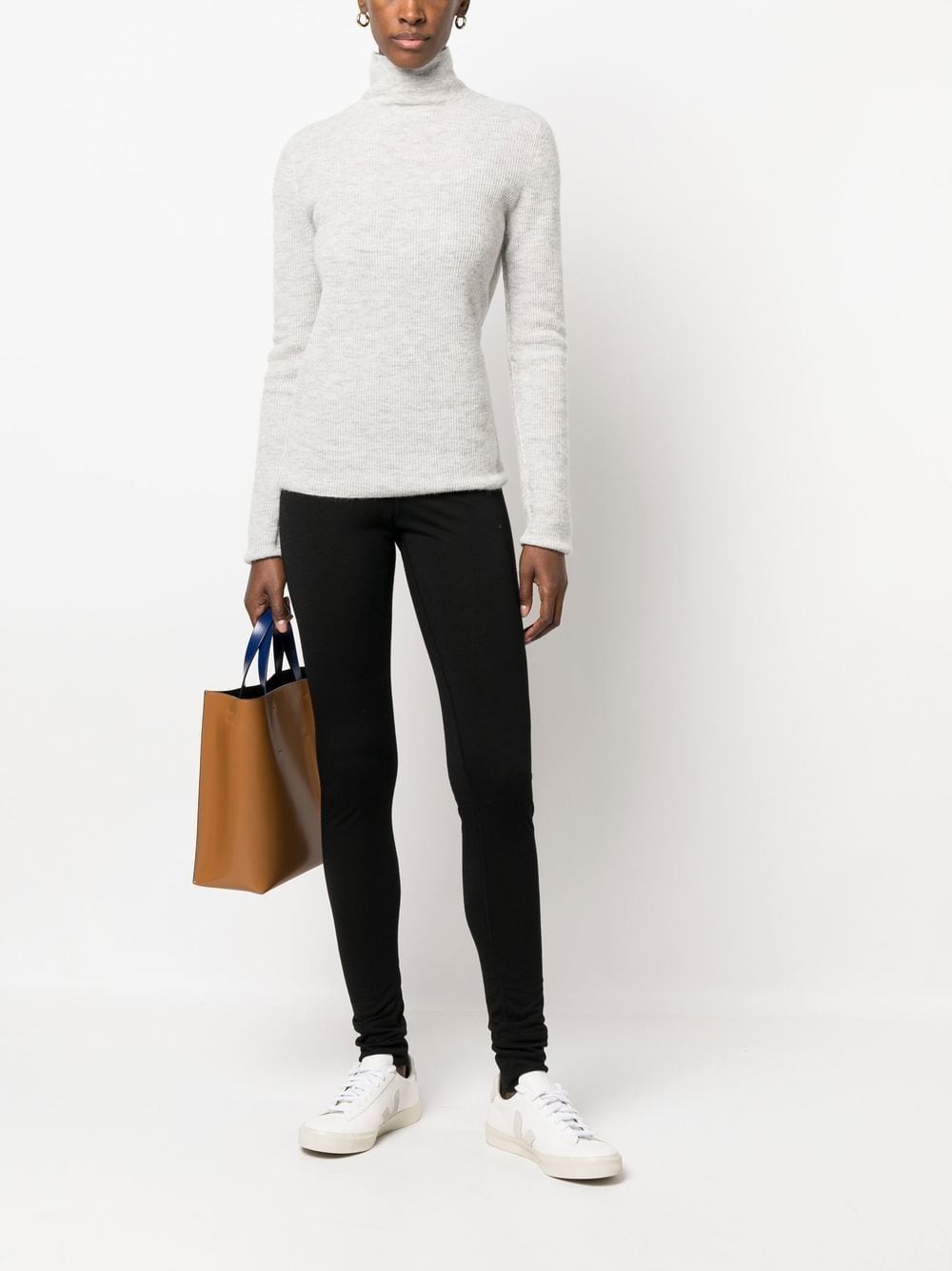 JIL SANDER logo-print leggings
