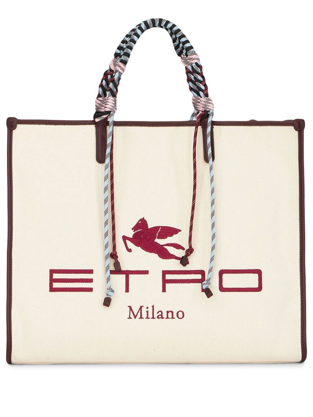ETRO ETRO Logo-Embroidered Tote Bag