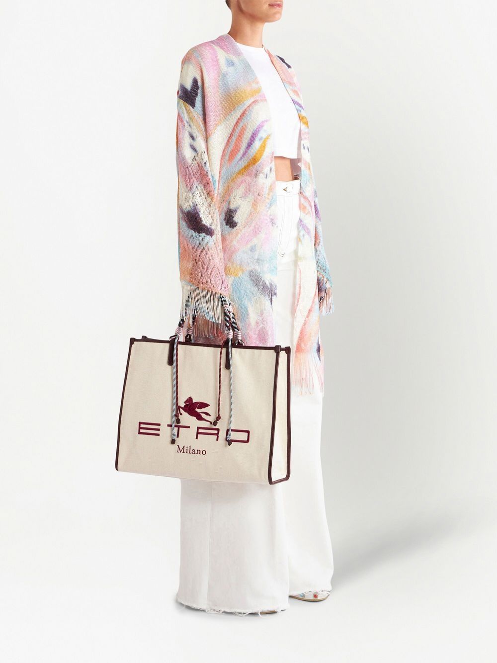ETRO ETRO Logo-Embroidered Tote Bag