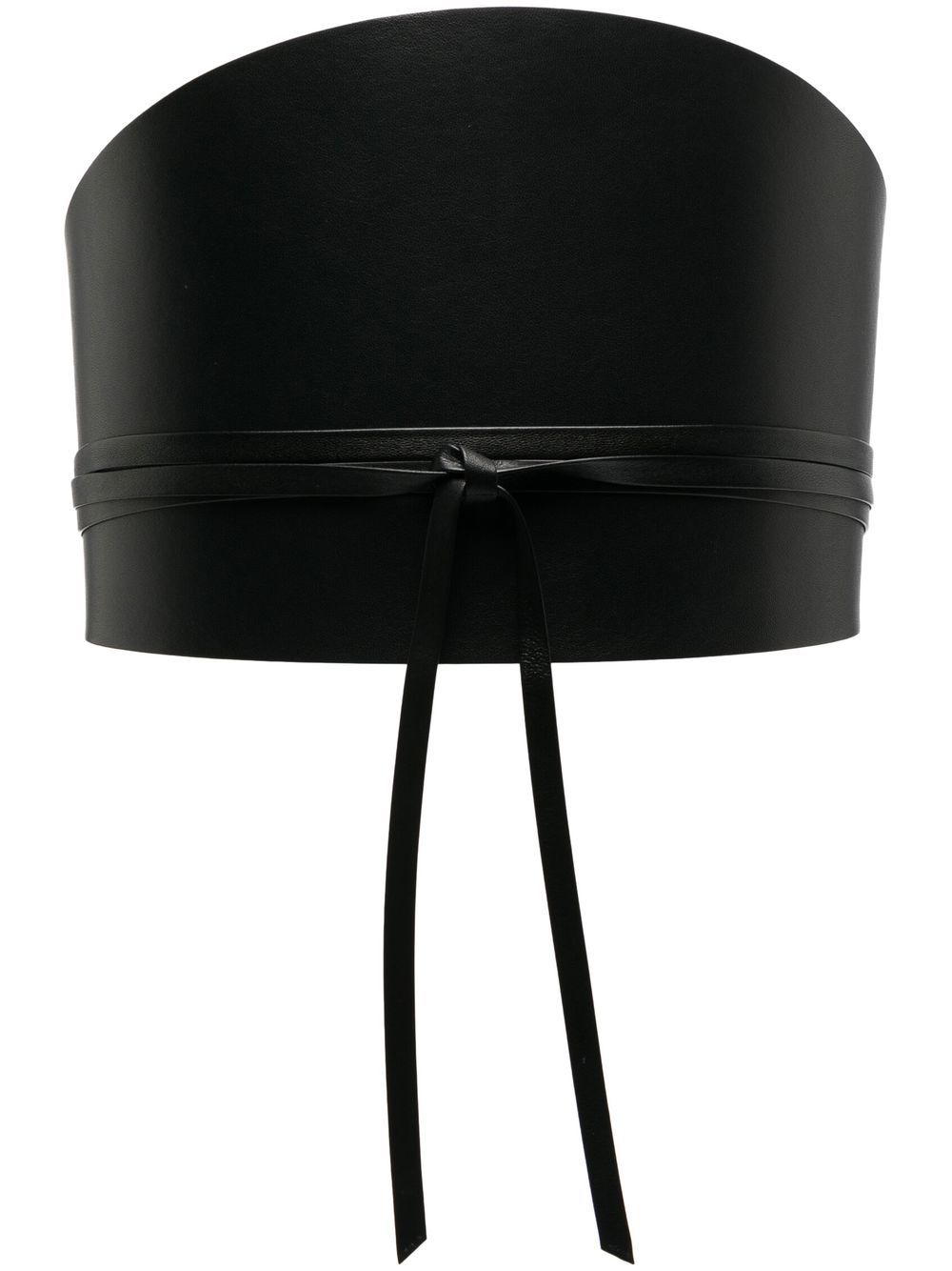 Dehanche Undone Corset Leather Belt - Black | Editorialist