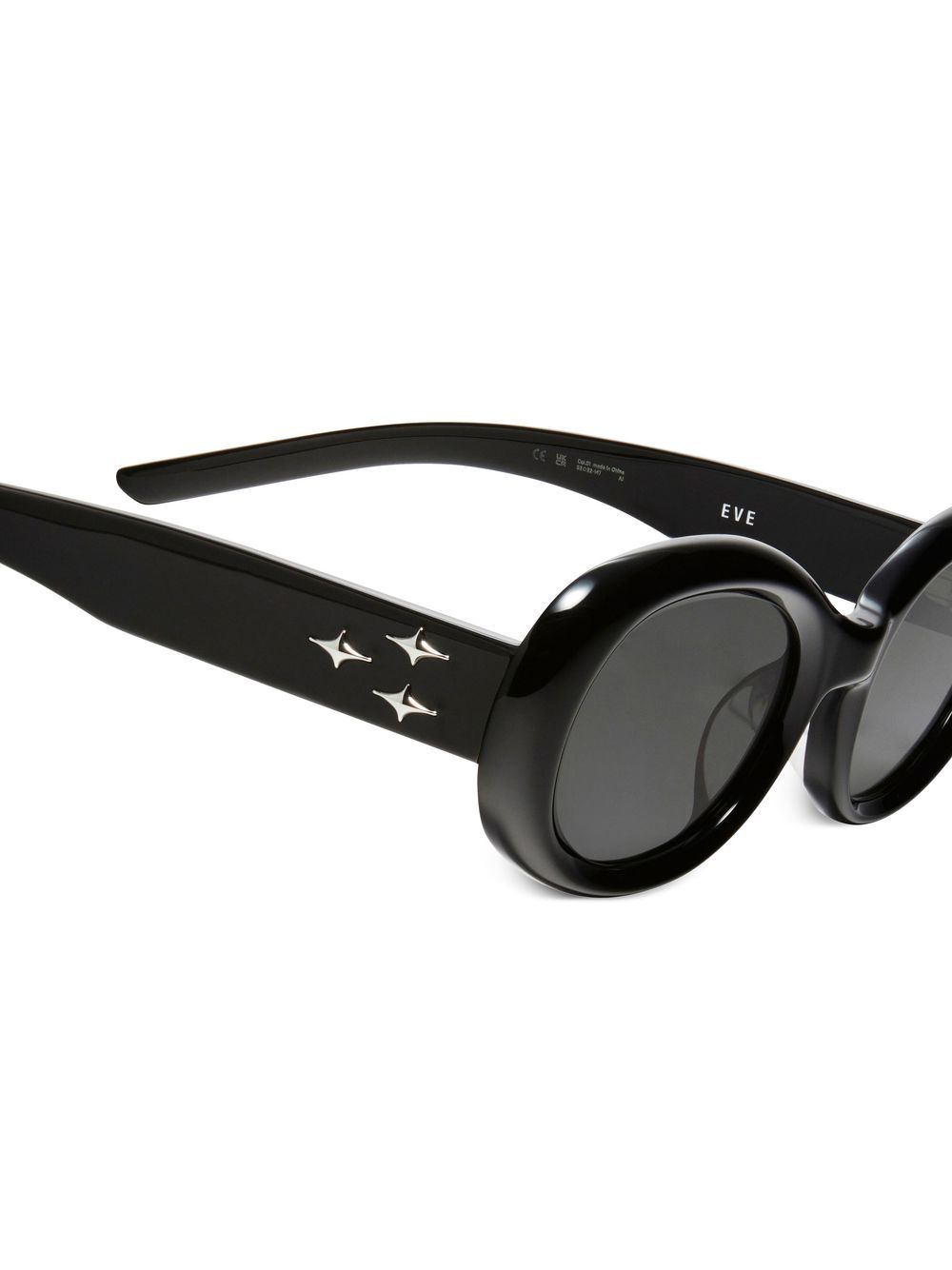 GENTLE MONSTER Black Round-Edge Sunglasses with Dark Lenses gentle monster sunglasses flatba | eBay main image 4