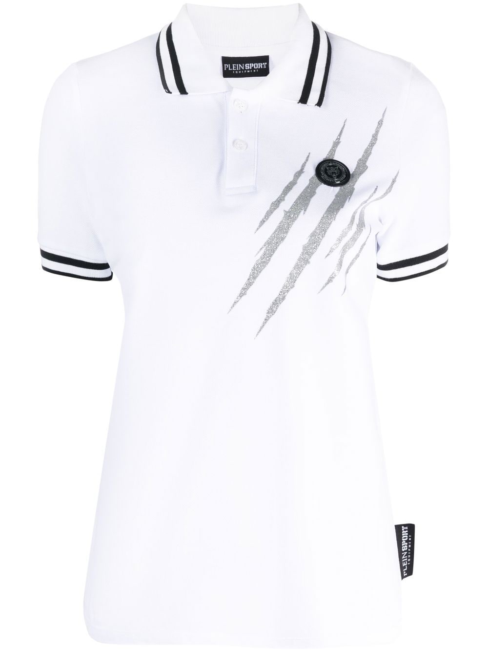 PLEIN SPORT scratch short-sleeve polo shirt