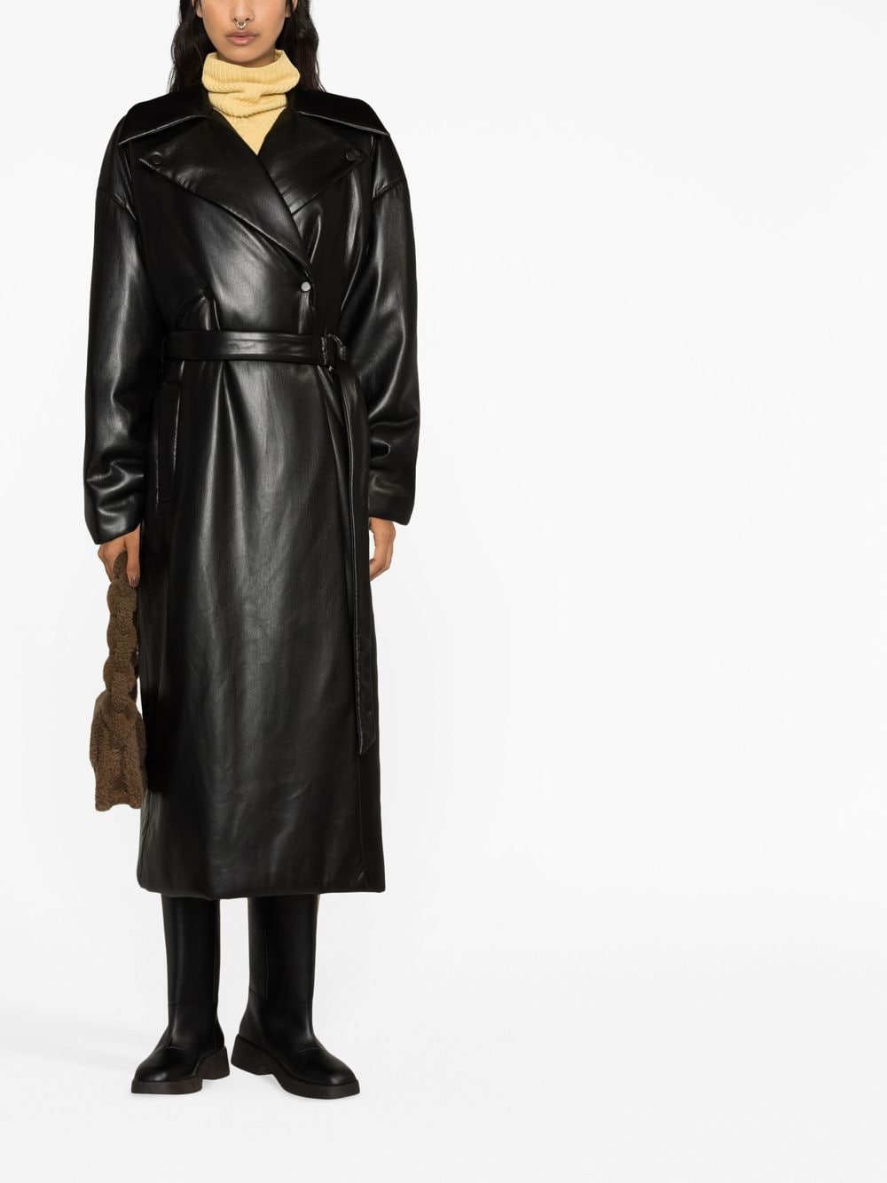 NANUSHKA Liano Belted Trench Coat