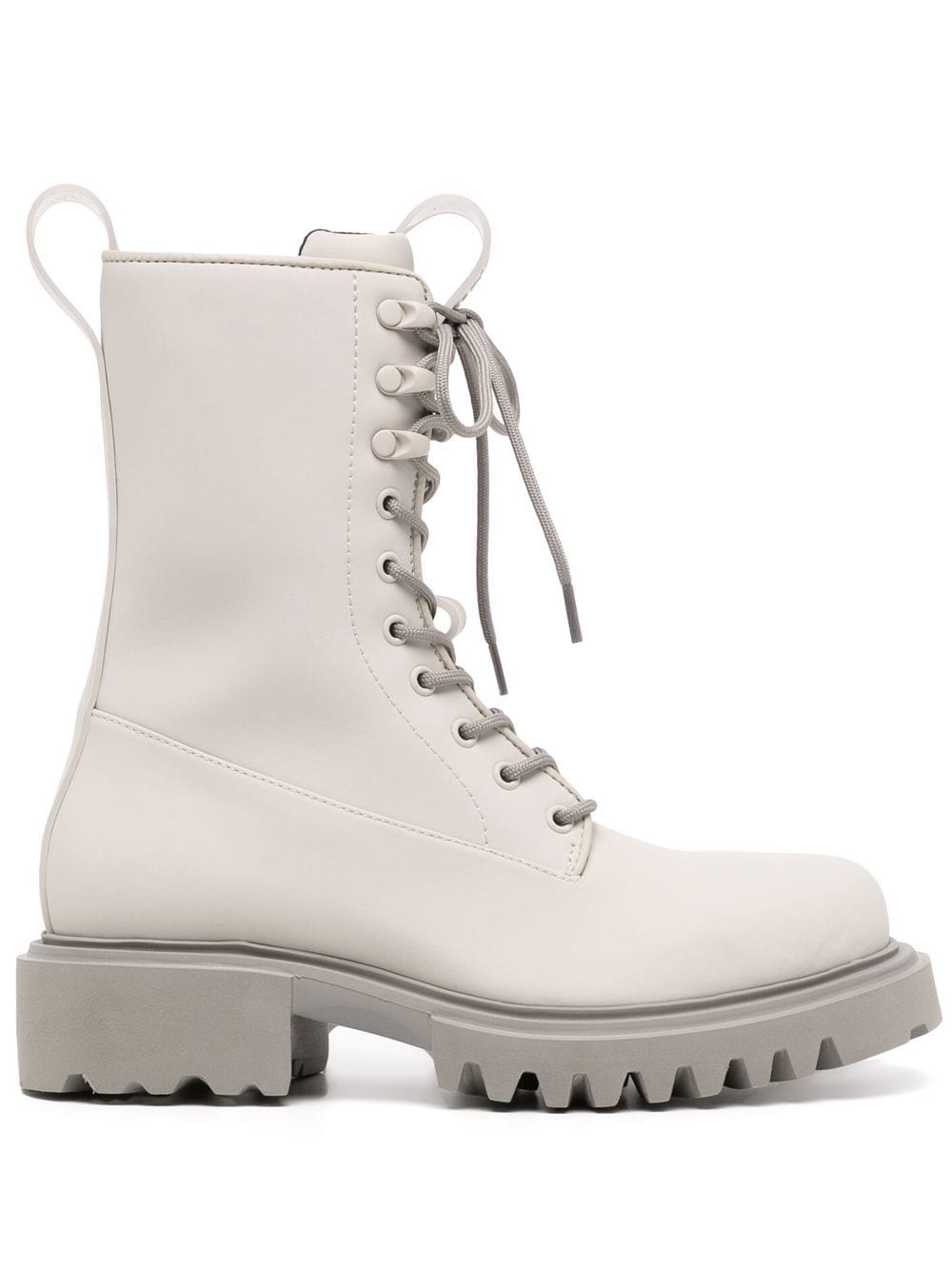 Rains Show Lace-Up Combat Boots In White - 19% Off  display picture 1