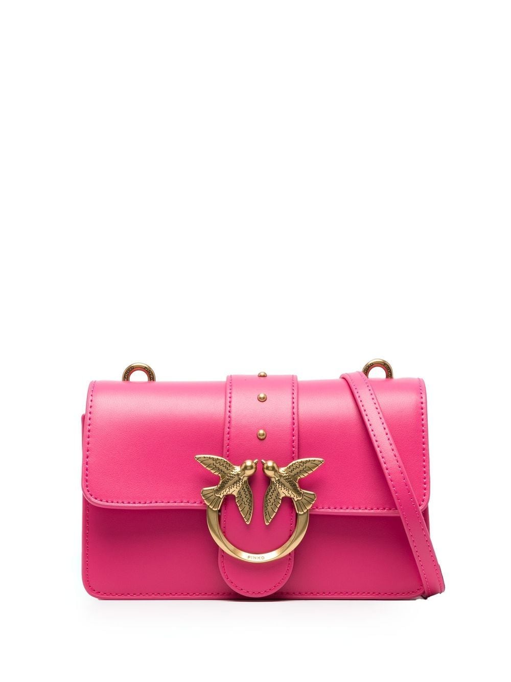 ピンコ ラブバッグ ピンクチェーンショルダーバッグLove Simply Pinko Love Simply Crossbody Bag - Pink | Editorialist