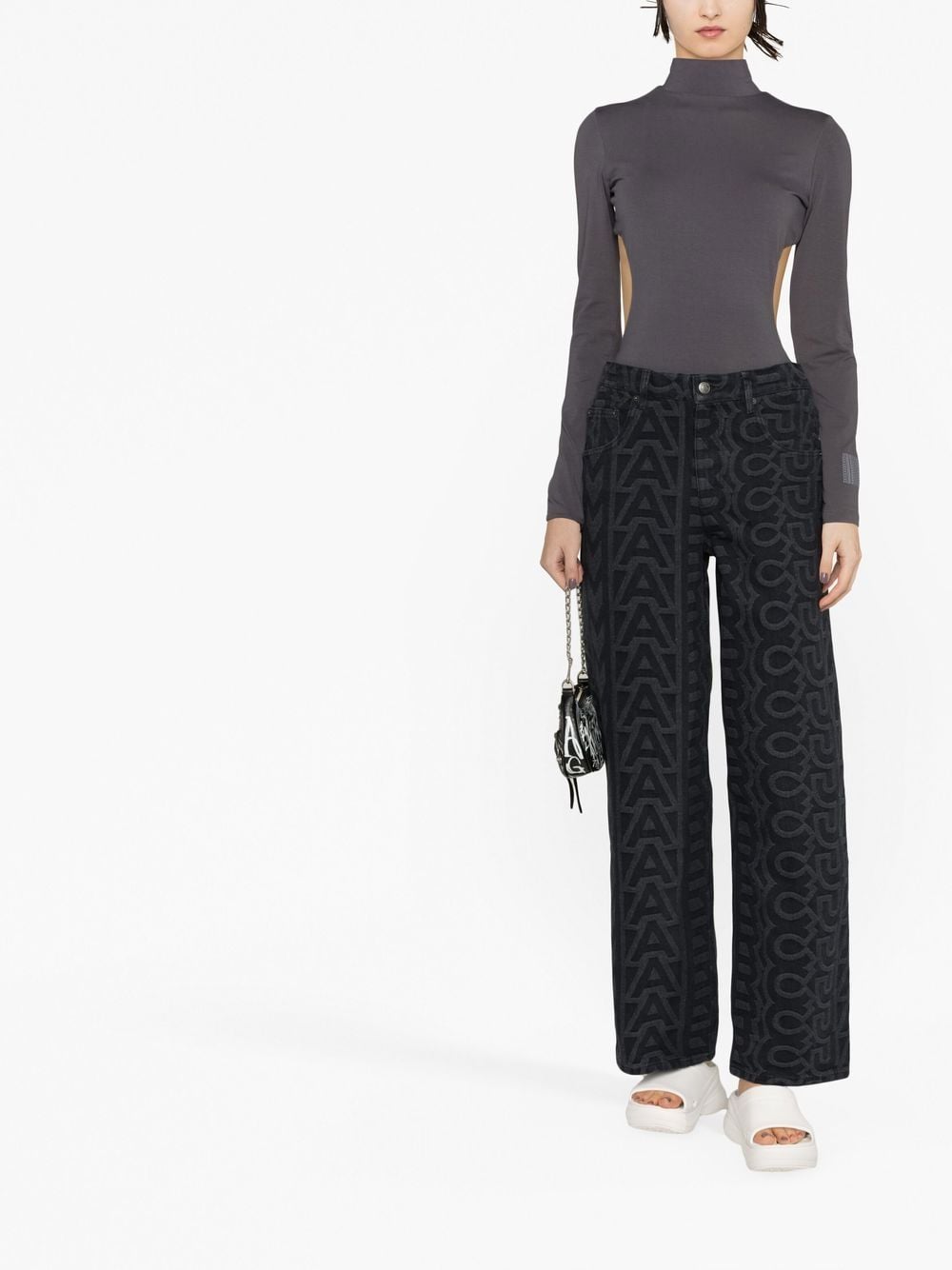 MARC JACOBS Marc Jacobs The Monogram Straight-Leg Jeans